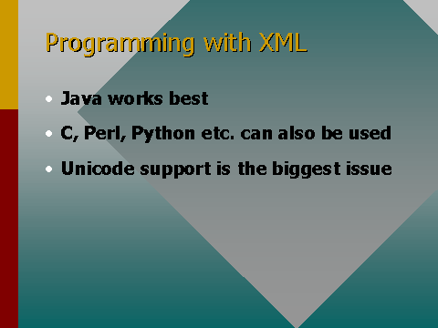 Programming with XML